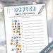 Office Emoji Pictionary Game – Printable Team Building & Holiday Party ...
