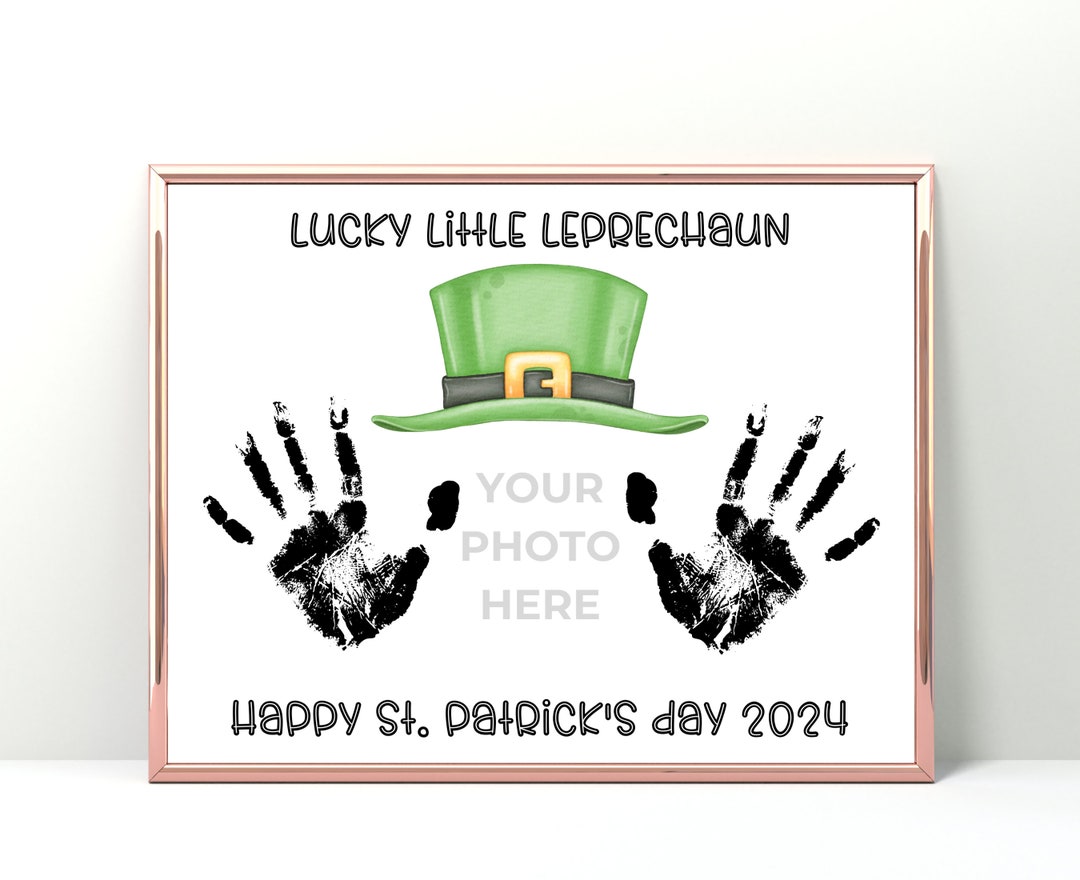 Lucky Little Leprechaun - St Patrick's Day - Handprint Art - Photo ...