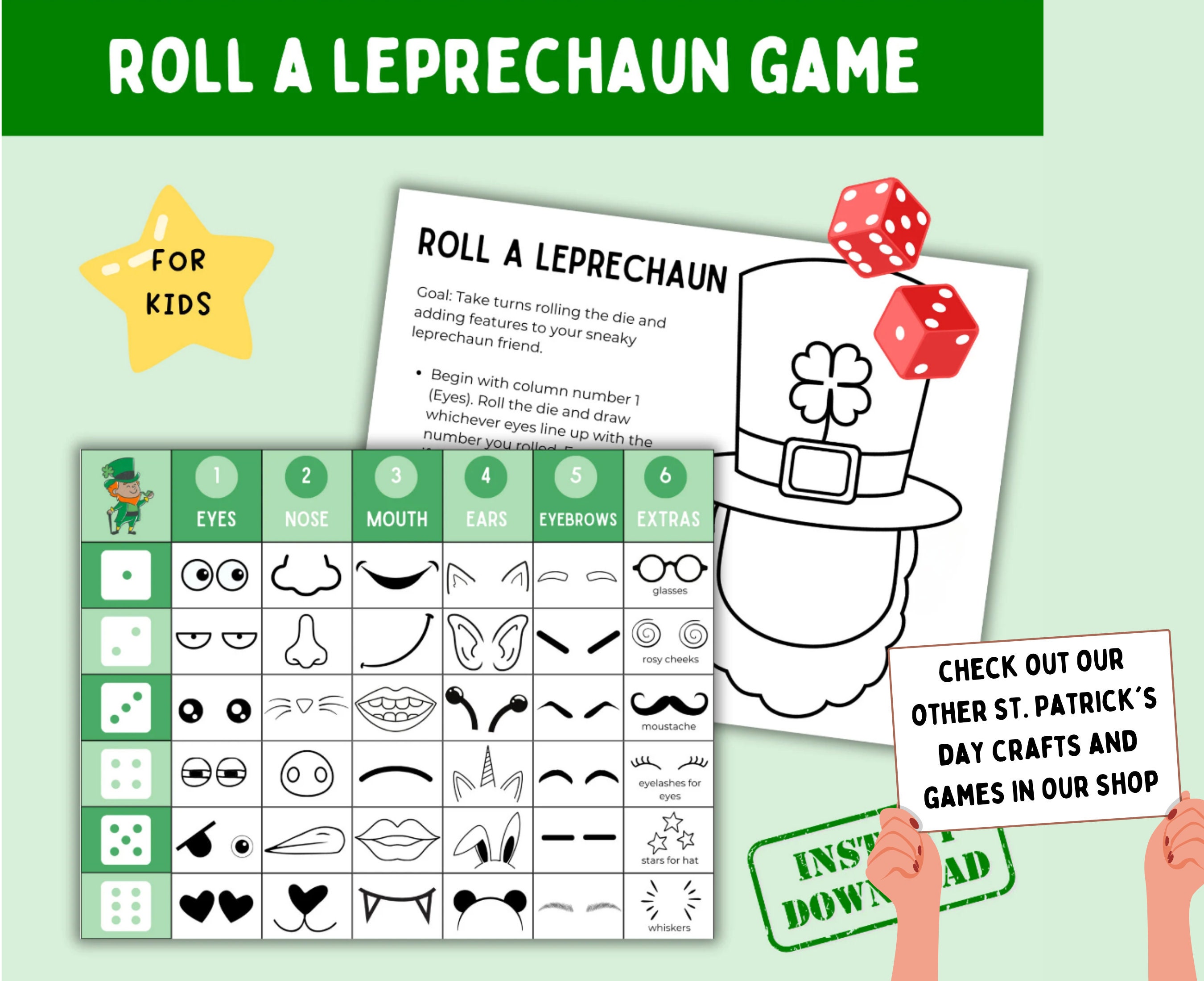 St Patrick's Day All Things Green Quiz, Fun St Patricks Day Quiz for ...