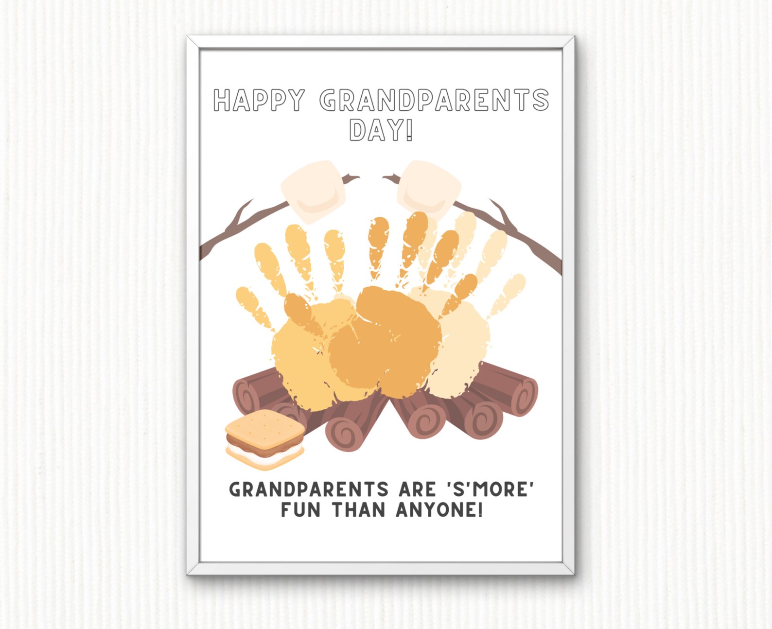 Grandparents Day Handprint Art: 20 Craft Projects (digital Download) - Etsy