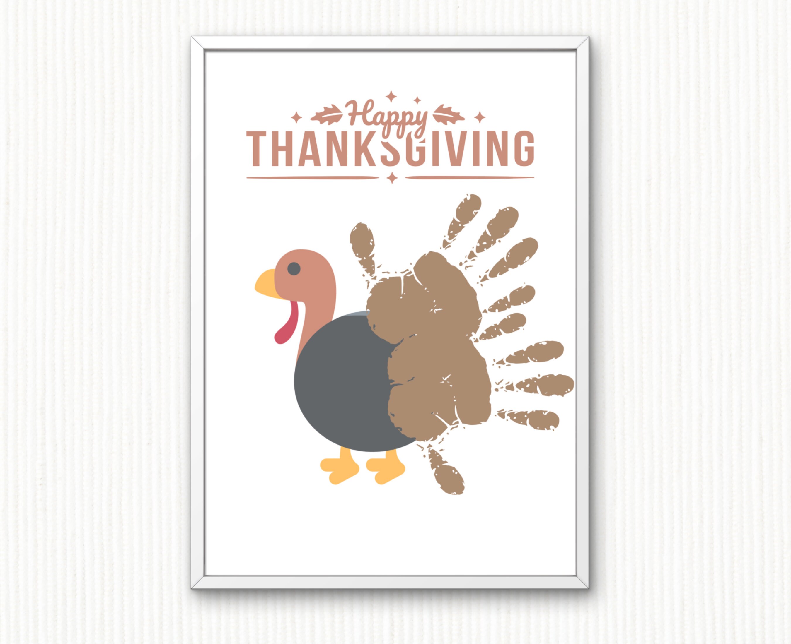 Thanksgiving Handprint Art Bundle, Thanksgiving Handprint Craft ...