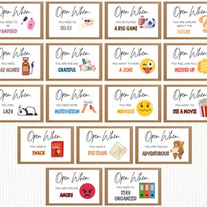 Open When Envelopes for College Students, Open When Letters College ...