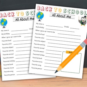 All About Me, All About Me Poster Printable, All About My Teacher ...