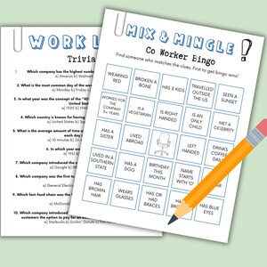 Office Party 25-game MEGA BUNDLE, Work Party Games for Team Building ...