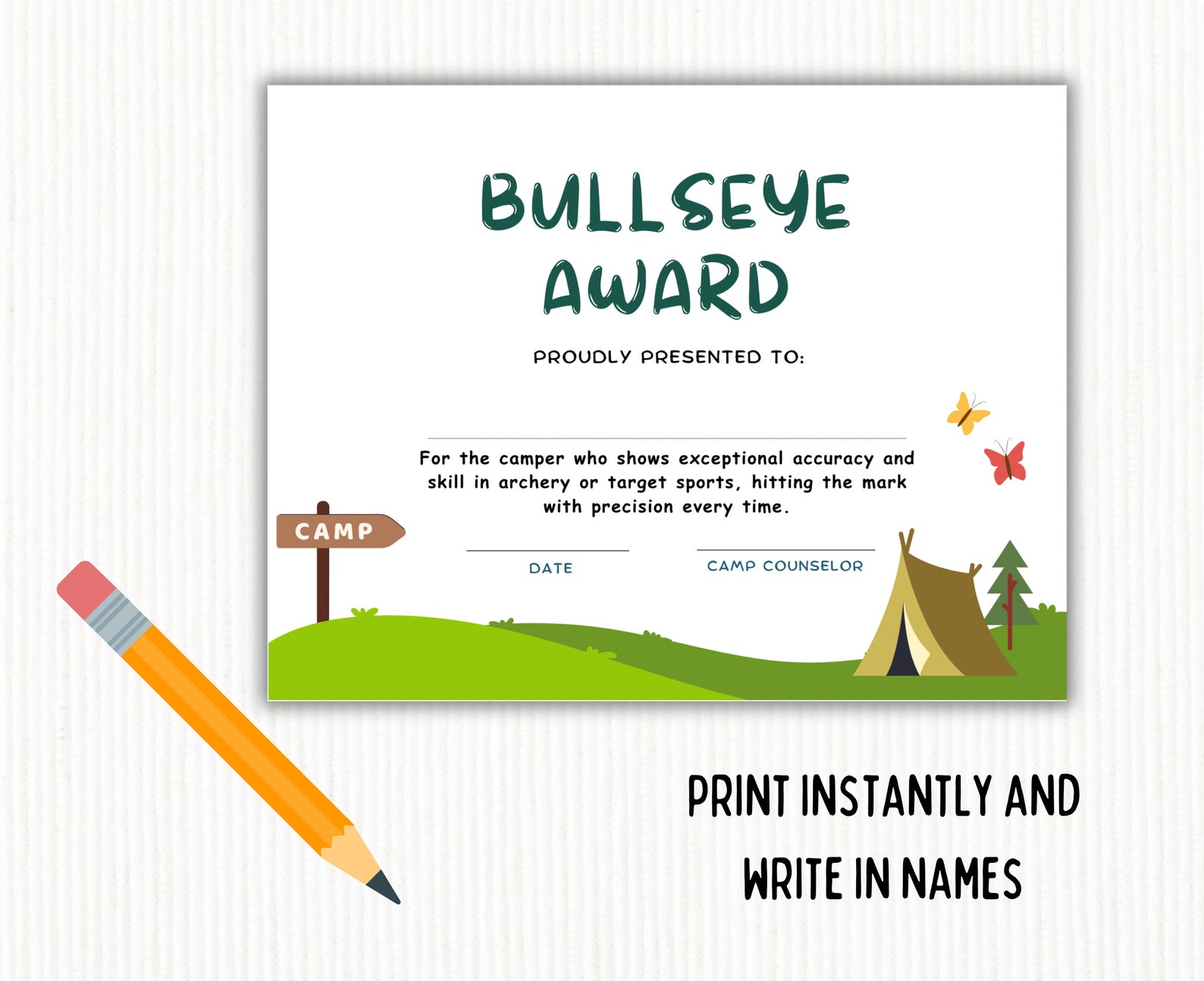 Funny Camp Awards, Summer Camp Awards, Girls Camp Awards, Boys Camp ...