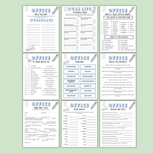 Office Party 25-game MEGA BUNDLE, Work Party Games for Team Building ...