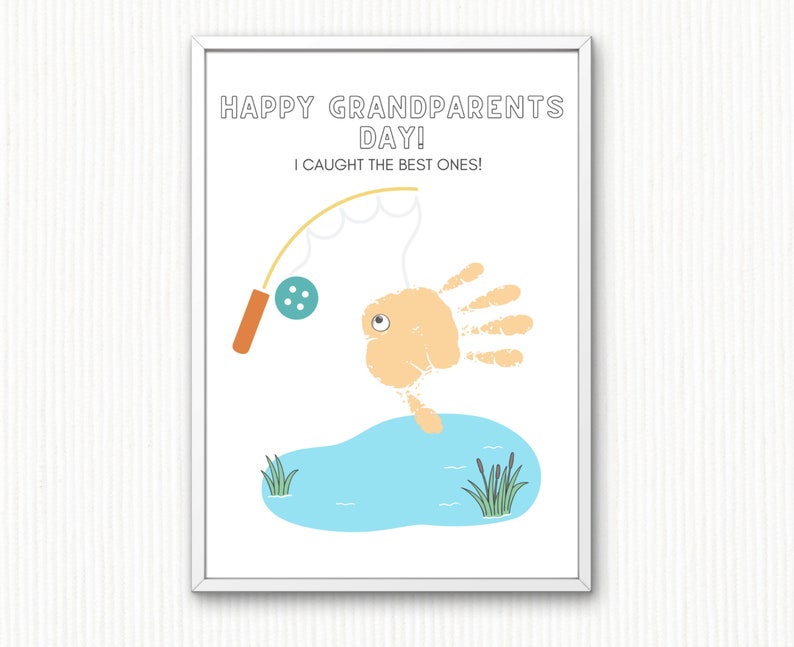 Grandparents Day Handprint Art: 20 Craft Projects (digital Download) - Etsy
