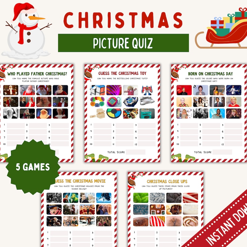 Fun Pub Quiz Rounds - Etsy