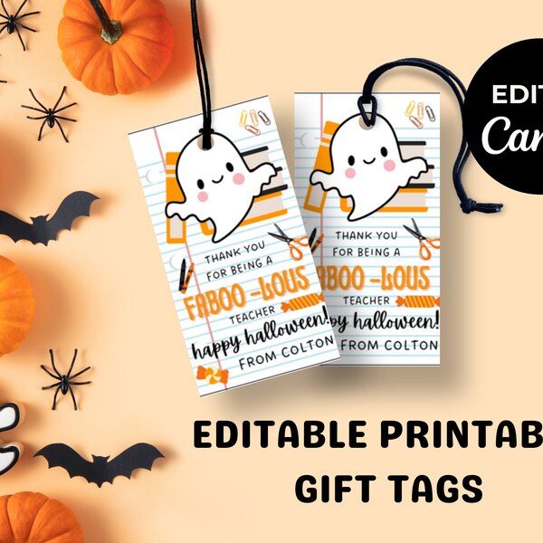 Treat Bags Tags - Etsy