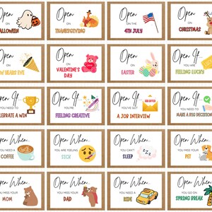 Open When Envelopes for College Students, Open When Letters College ...