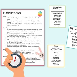 Easter Forbidden Words | Printable Easter Activity for Kids and Adults ...