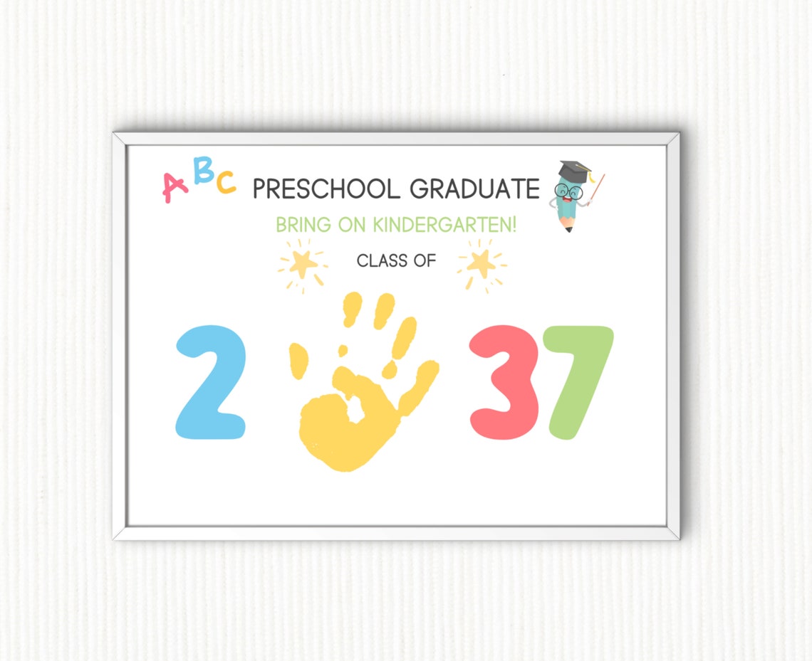 Last Day of School Craft Last Day of Preschool Preschool Graduation ...