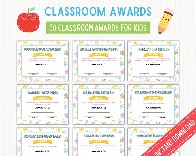 Student Awards, End of Year Award Printable, Distance Learning End of ...