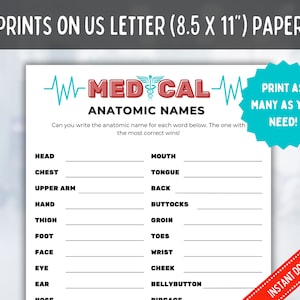 Medical Games Bundle: Nurse Graduation, Doctor Retirement (printable ...