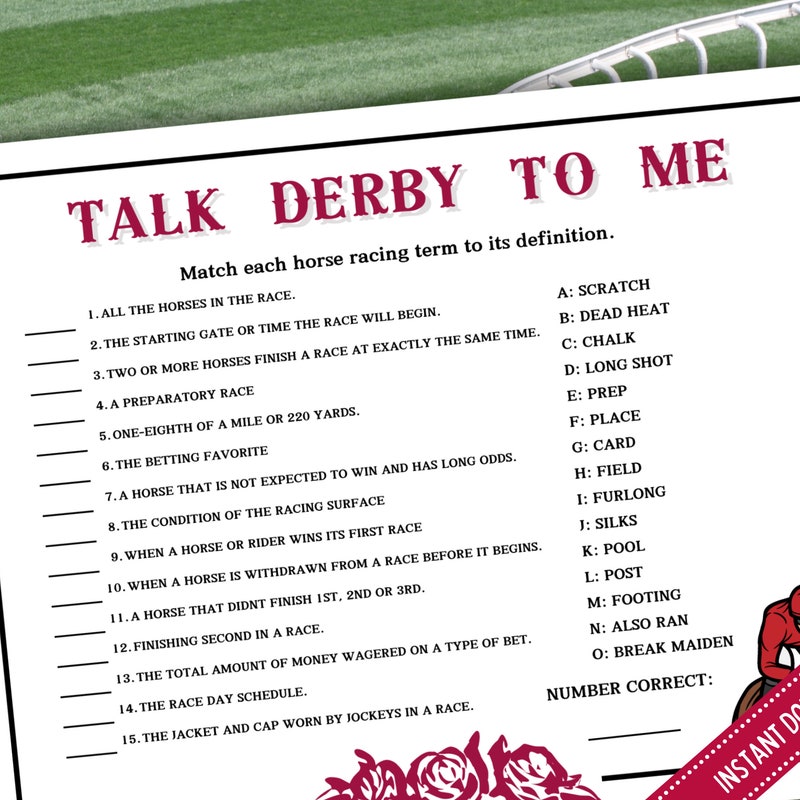 Talk Derby to Me - Etsy