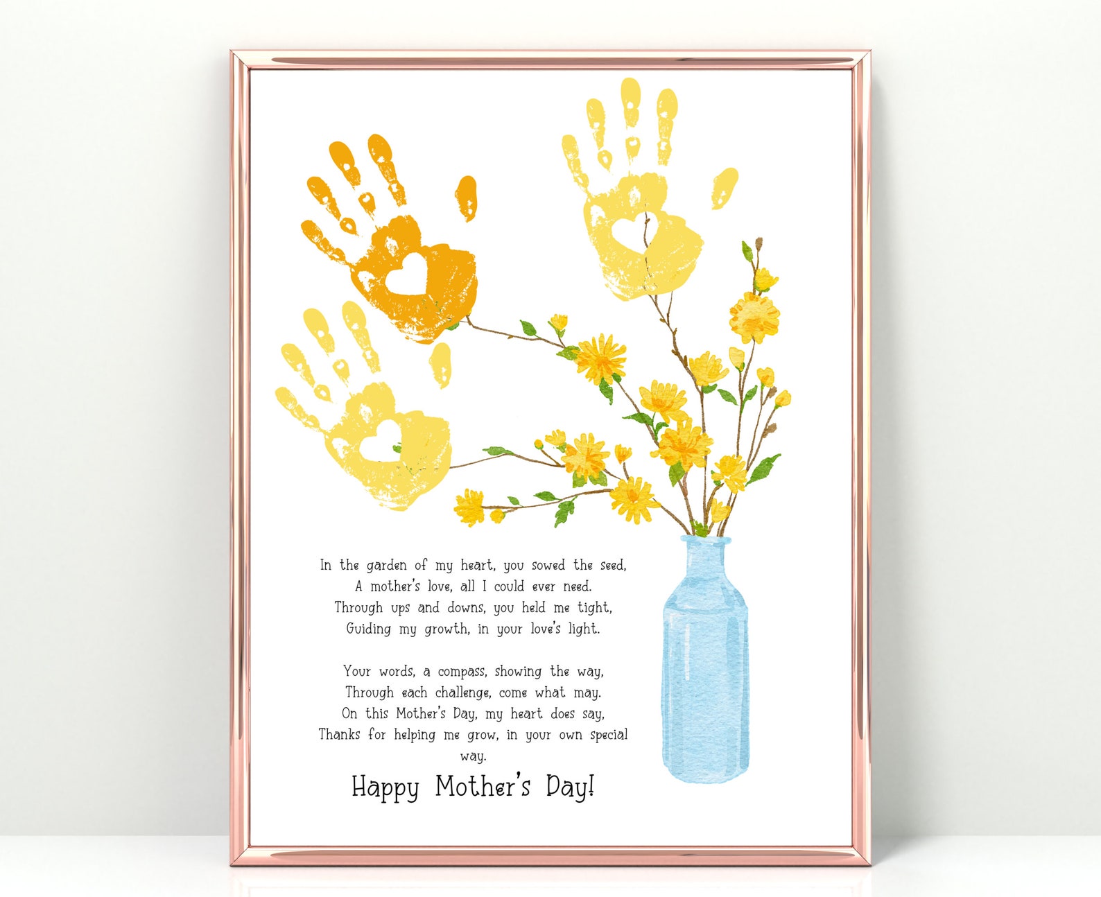 Mothers Day Handprint Craft | Mothers Day Craft | Printable Mothers Day ...
