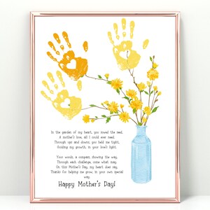 Mothers Day Handprint Craft | Mothers Day Craft | Printable Mothers Day ...