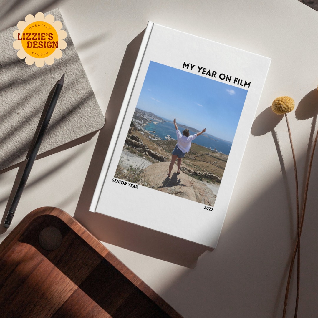 College Memory Book Template, Printable Graduation Coffee Table Photo ...