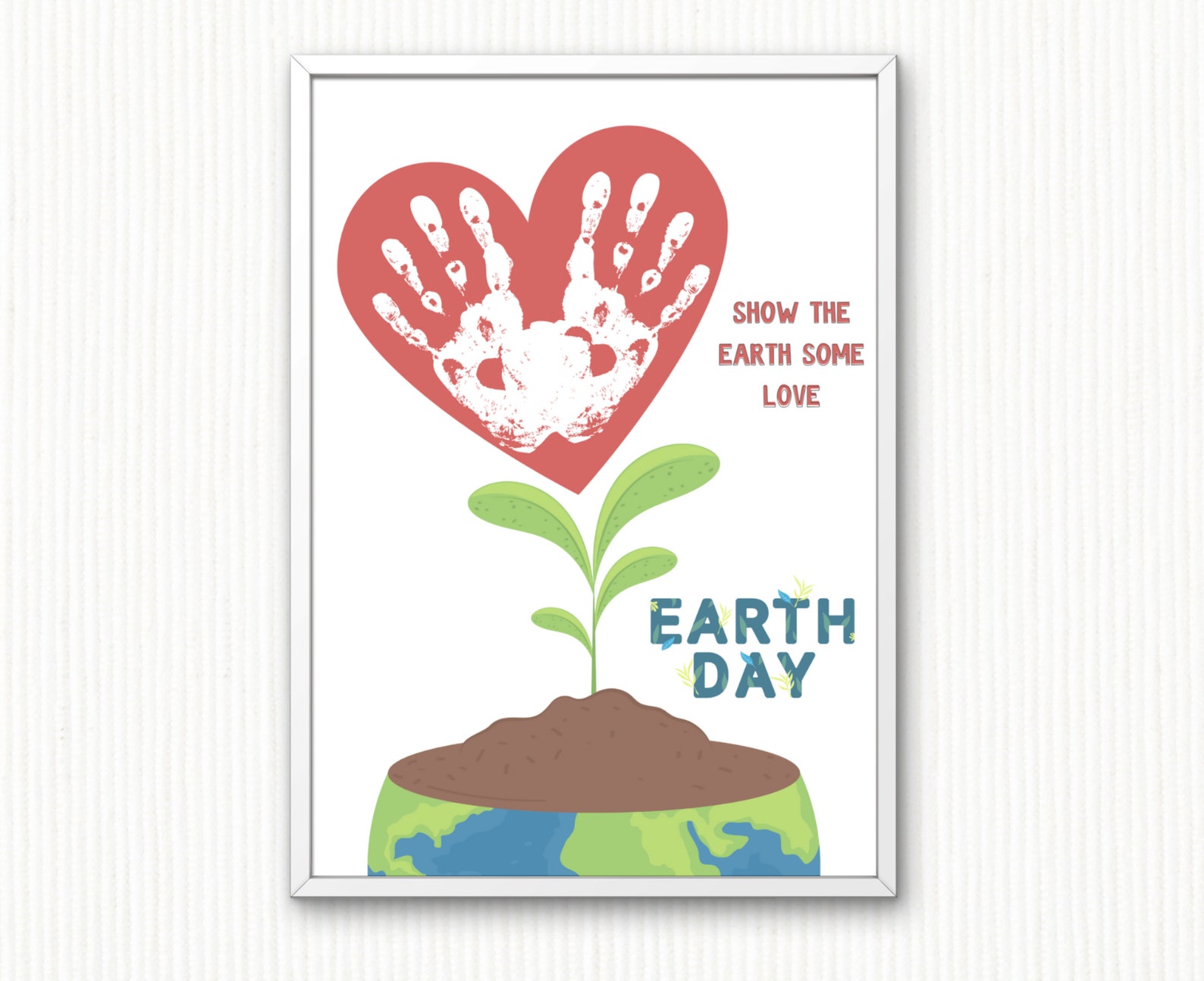 Earth Day Handprint Craft Earth Day Craft Earth Day for Kids Earth Day ...
