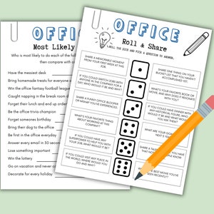 Office Party 25-game MEGA BUNDLE, Work Party Games for Team Building ...