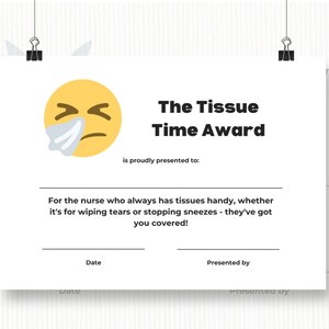 Nurse Superlatives Award Certificates, Nursing Awards Funny Gift, Staff ...