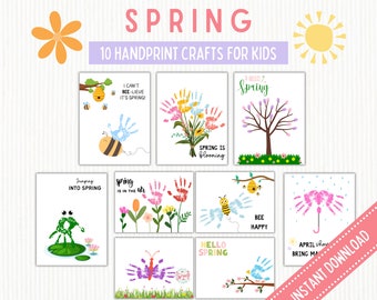 Spring Handprint Craft , Spring Craft for Kids , Spring Craft Classroom ...
