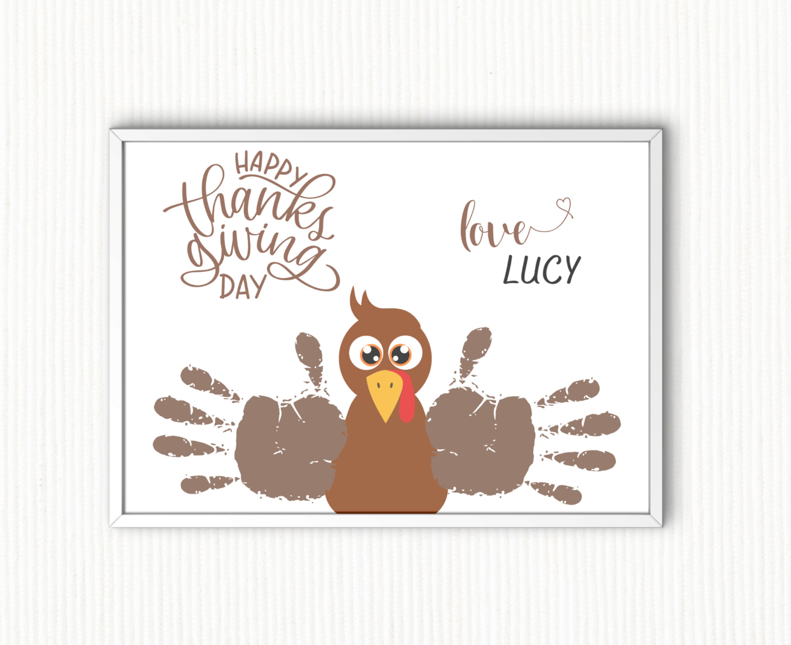 Thanksgiving Handprint Art Bundle, Thanksgiving Handprint Craft ...