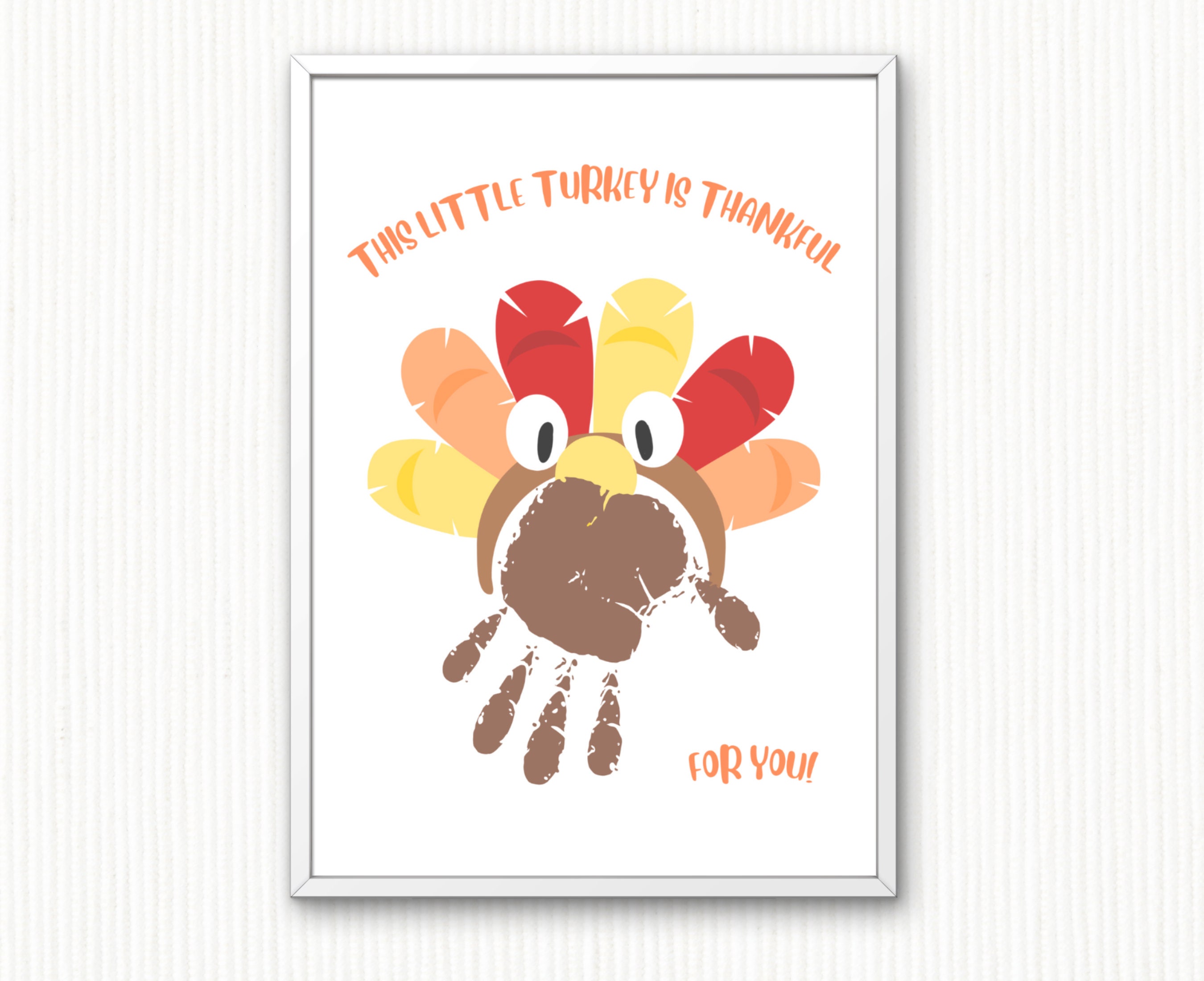 Thanksgiving Handprint Art Bundle, Thanksgiving Handprint Craft ...