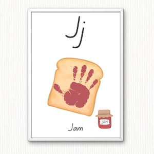 Alphabet Handprint Art | Handprint Abc Activity | A-Z Handprint | Baby ...