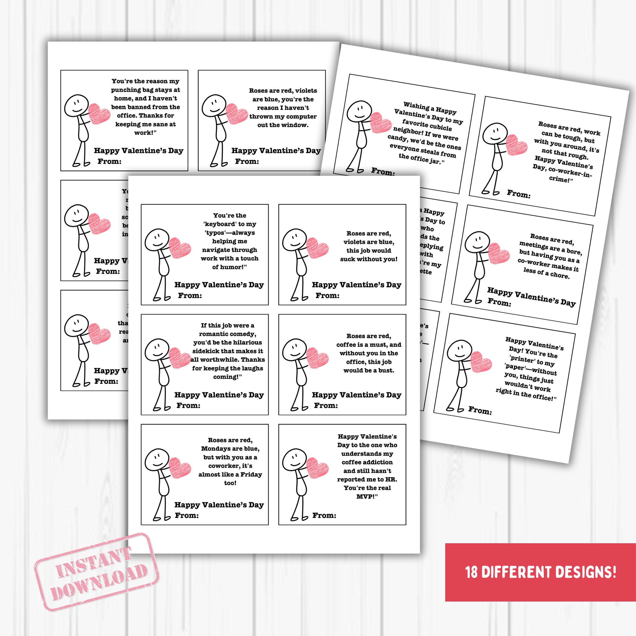 Funny Coworker Valentine's Day Cards | Office Valentine's Day Party ...