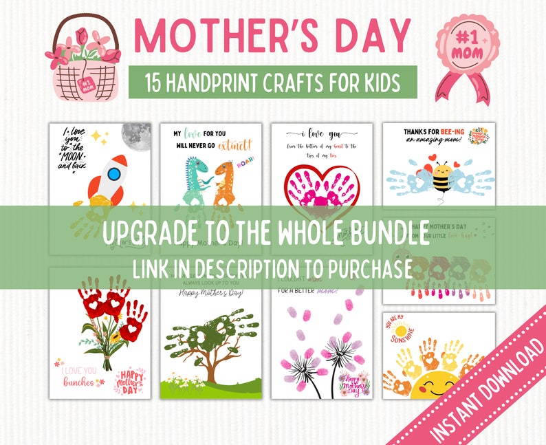 Mothers Day Handprint Craft | Mothers Day Craft | Printable Mothers Day ...
