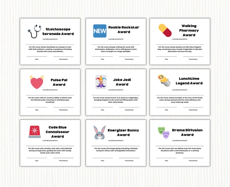 Funny Nursing Award Certificates | Funny RN Appreciation Award | Nurses ...