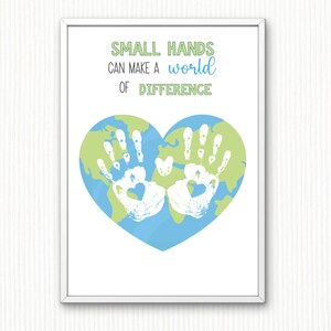 Earth Day Handprint Craft | Earth Day Craft | Earth Day for Kids ...