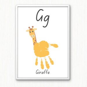 Alphabet Handprint Art | Handprint Abc Activity | A-Z Handprint | Baby ...