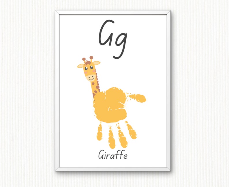 Alphabet Handprint Art | Handprint Abc Activity | A-Z Handprint | Baby ...