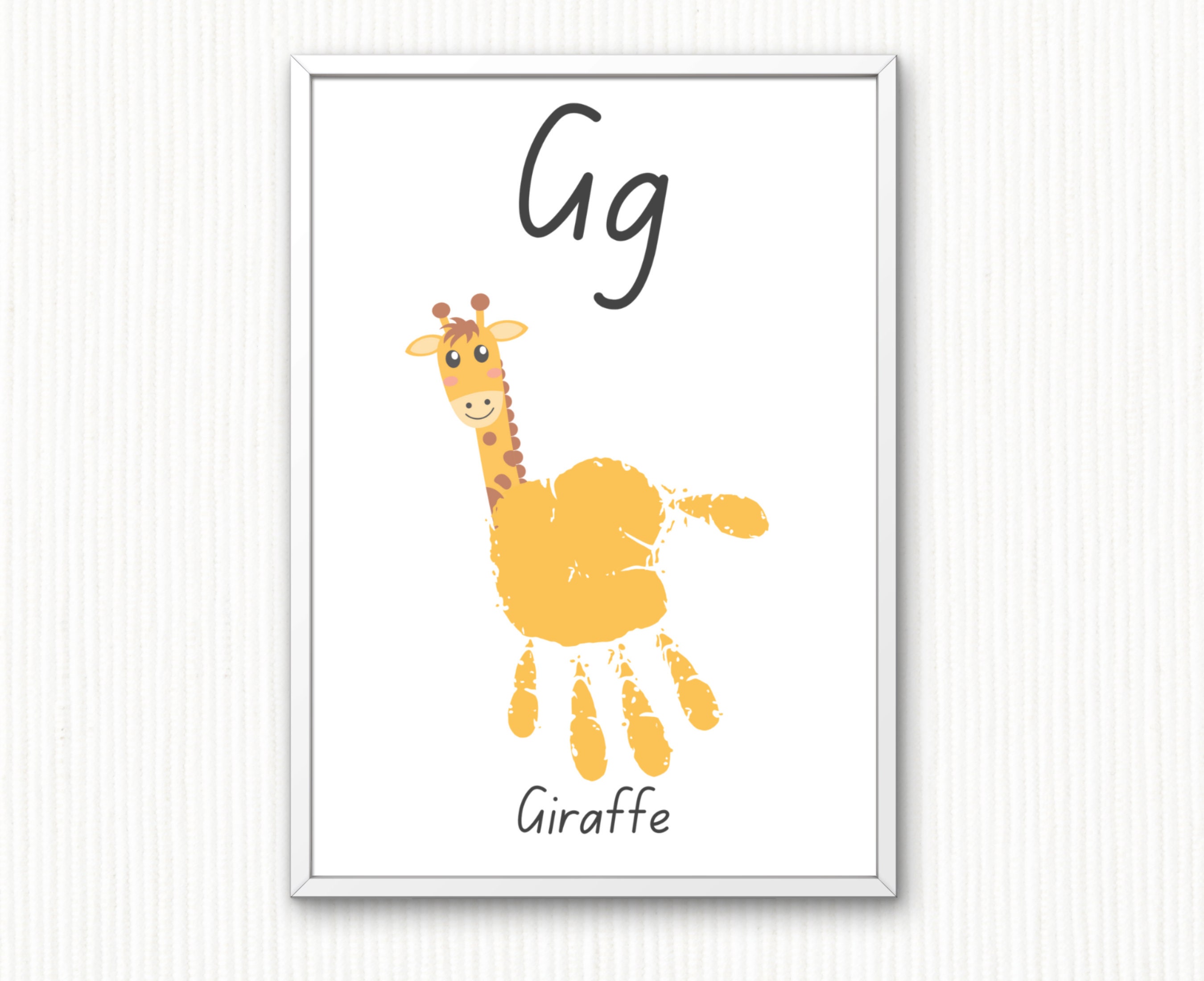 Alphabet Handprint Art | Handprint Abc Activity | A-Z Handprint | Baby ...