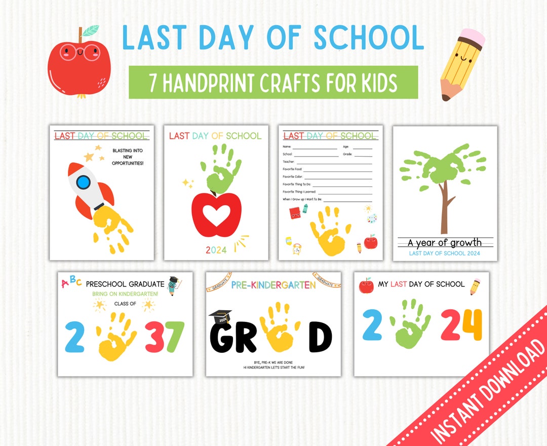 Last Day of School Craft | Last Day of Preschool | Preschool Graduation ...