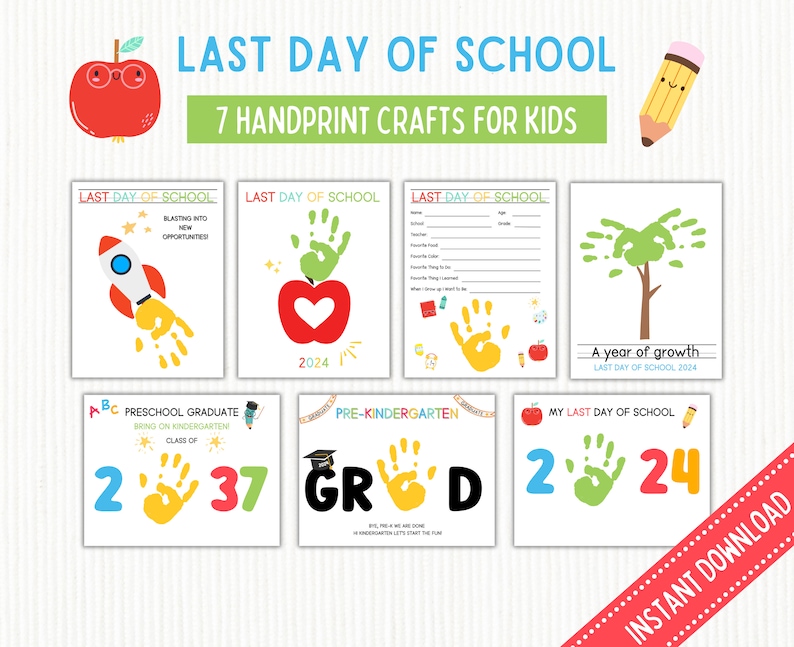 Last Day of School Craft | Last Day of Preschool | Preschool Graduation ...