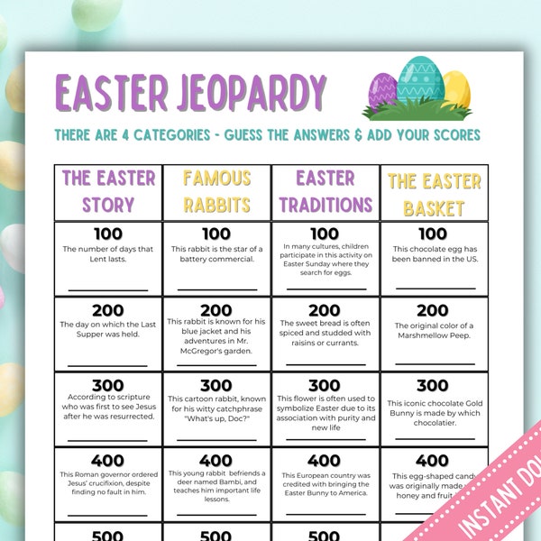Jeopardy - Etsy