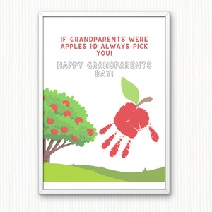 Grandparents Day Handprint Art: 20 Craft Projects (digital Download) - Etsy