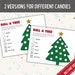 Roll A Tree Christmas Dice Game, Printable Christmas Game for Kids ...