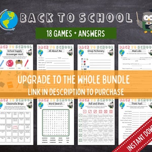 Back to School Icebreaker Game: Roll & Share Activity (PDF) - Etsy