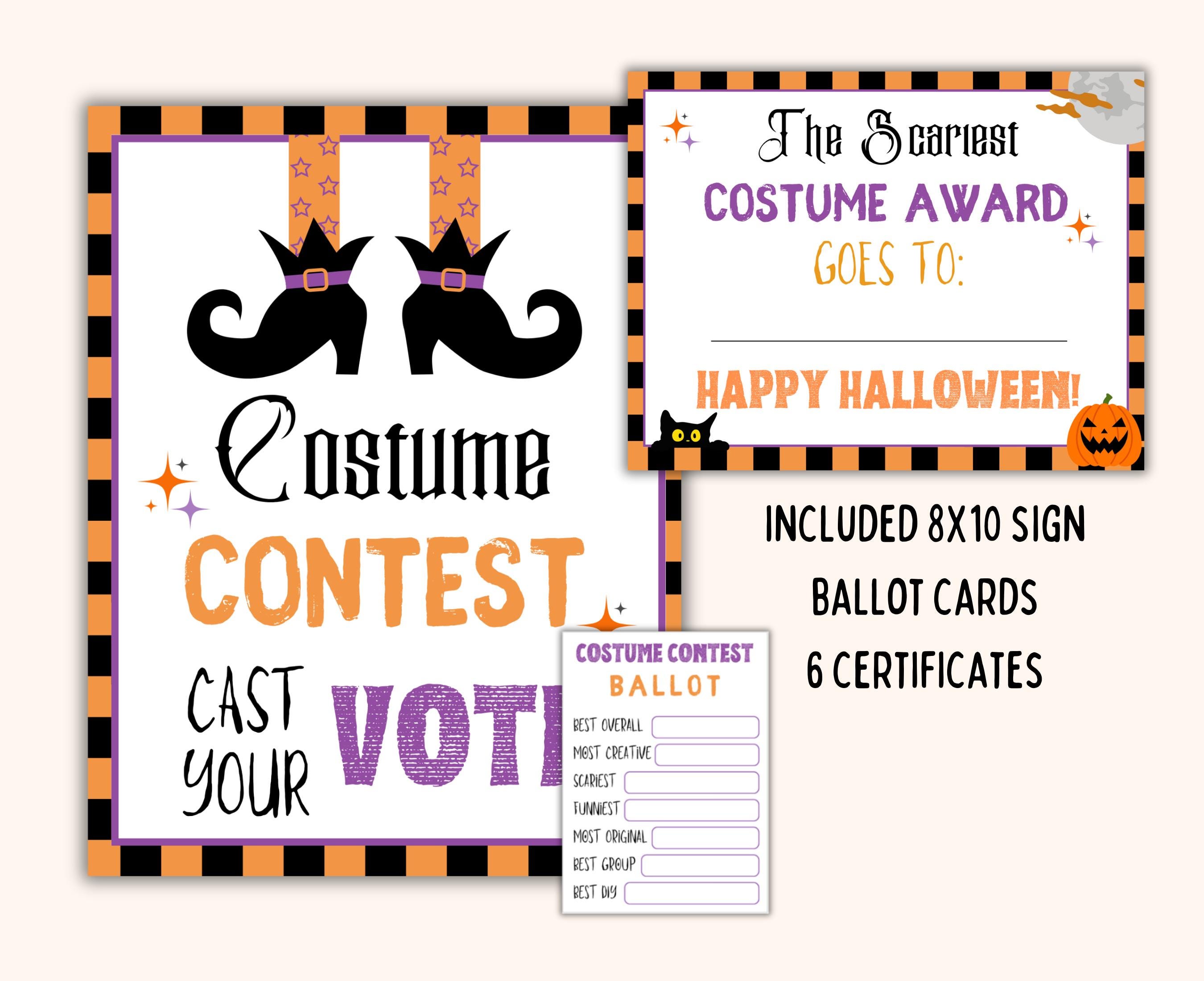 Printable Halloween Certificate Award, Winner of Games, Classroom ...