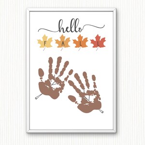 Thanksgiving Handprint Craft Bundle Toddler Art Activity Autumn ...