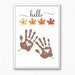 Thanksgiving Handprint Craft Bundle Toddler Art Activity Autumn ...