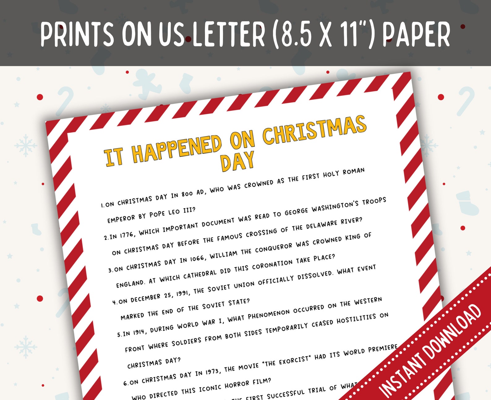 The Ultimate Christmas Quiz - 9 Festive Rounds of Quiz Questions to ...