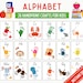 Alphabet Handprint Art Handprint Abc Activity A-Z Handprint Baby ...