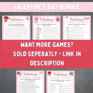Valentine's Day Scavenger Hunt for Kids Valentine Gift Indoor Hunt ...