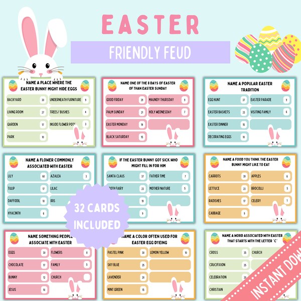 Easter Family Feud - Etsy