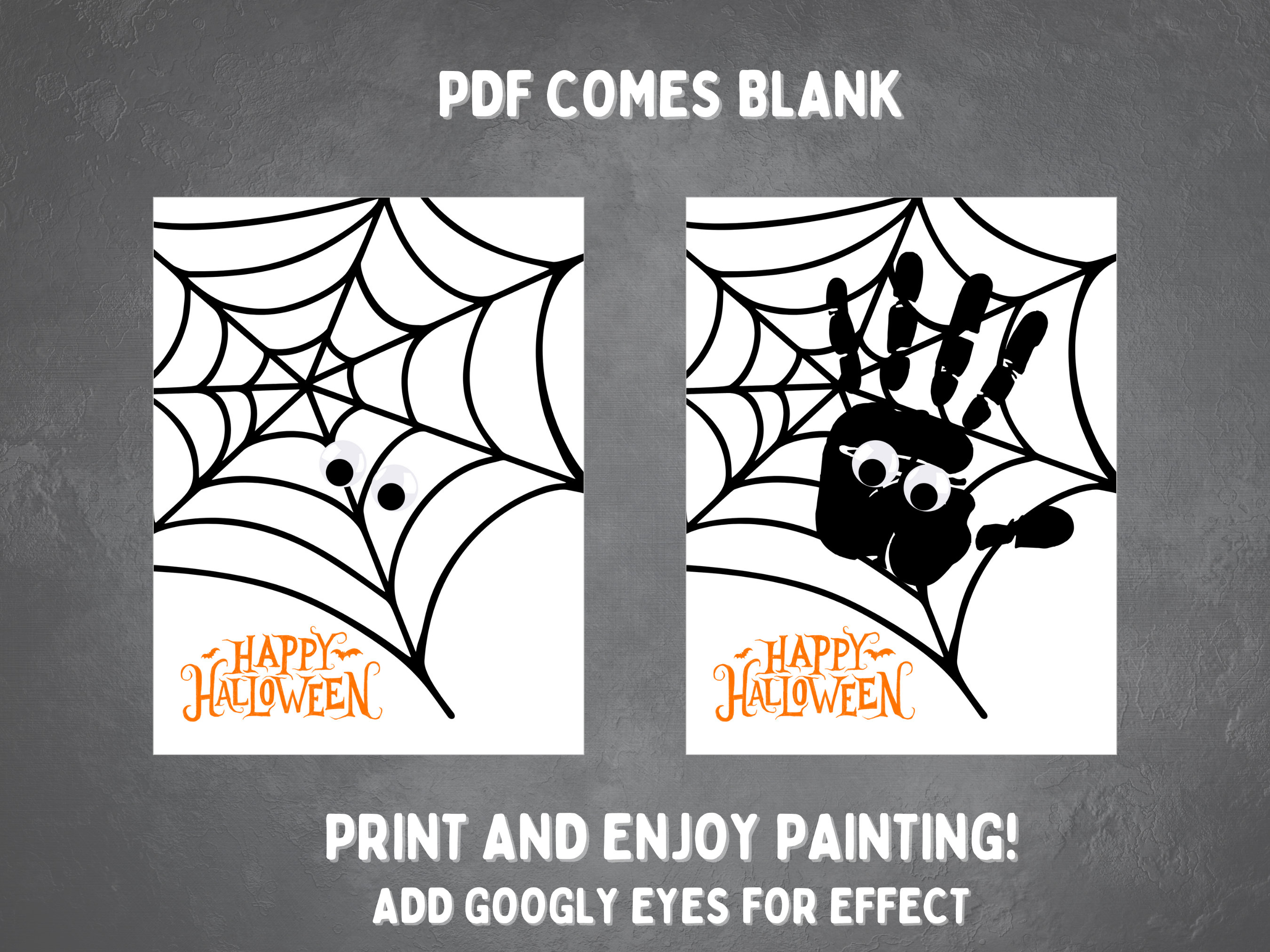 Halloween Handprint Craft Halloween Footprint Art Crafts for Kids ...